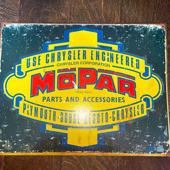 Mopar | Wall Decor | Mopar Vintage Rustic Sign | Poshmark